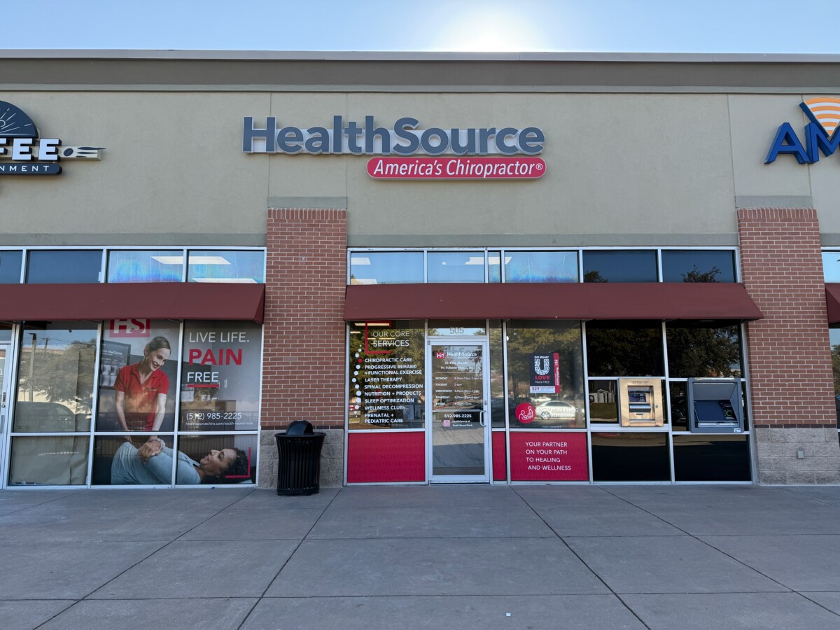 Round Rock, TX Chiropractor - HealthSource Chiropractic
